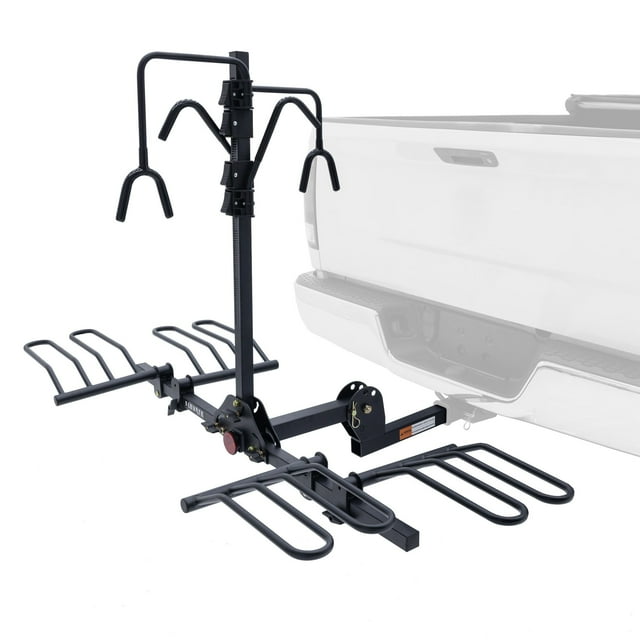 Elevate Outdoor 4-Bike Hitch-Mounted Tray-Style Carrier for Car ...