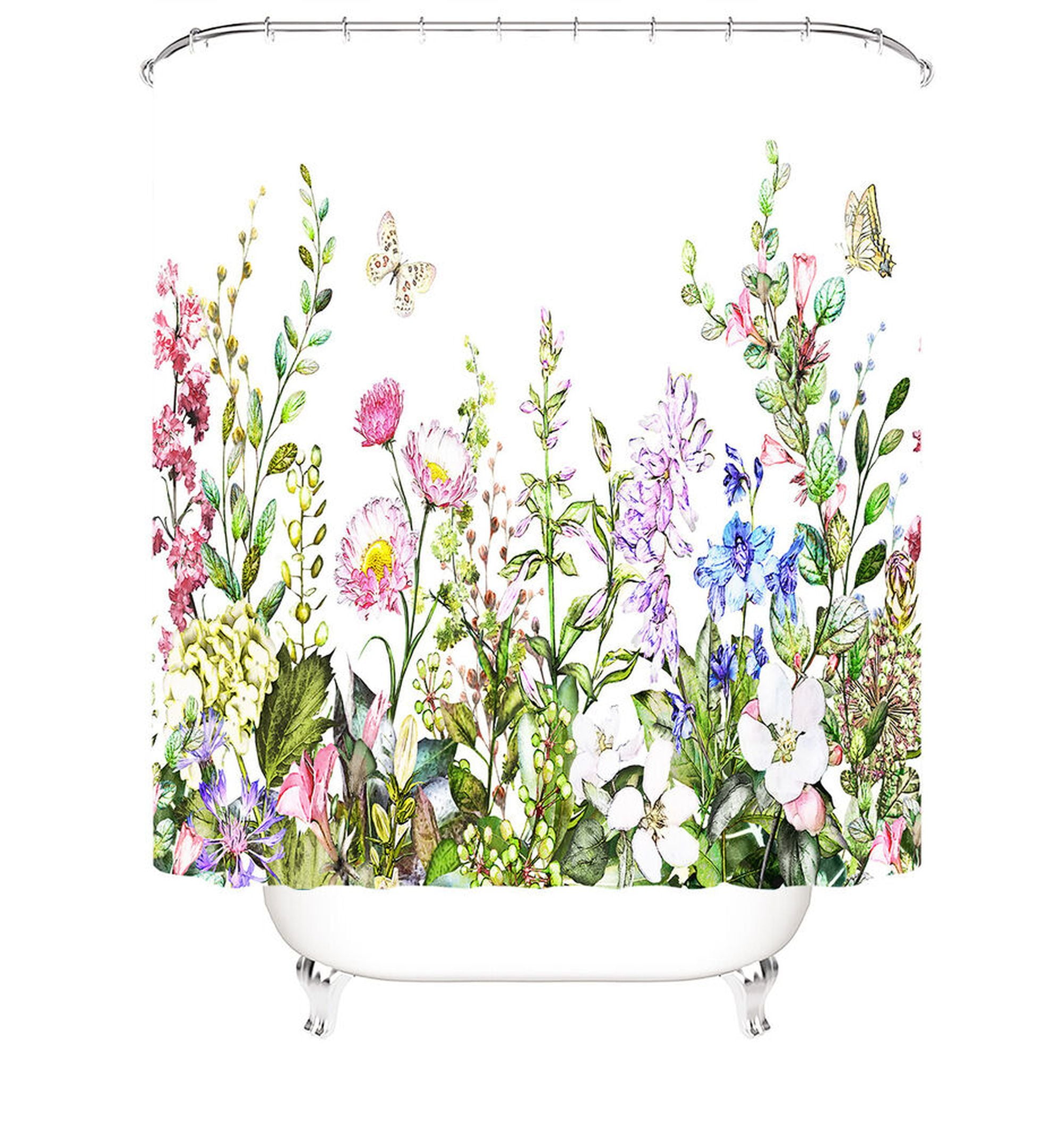 Elevate Your Bathroom Decor With Elegant Floral Shower Curtains A