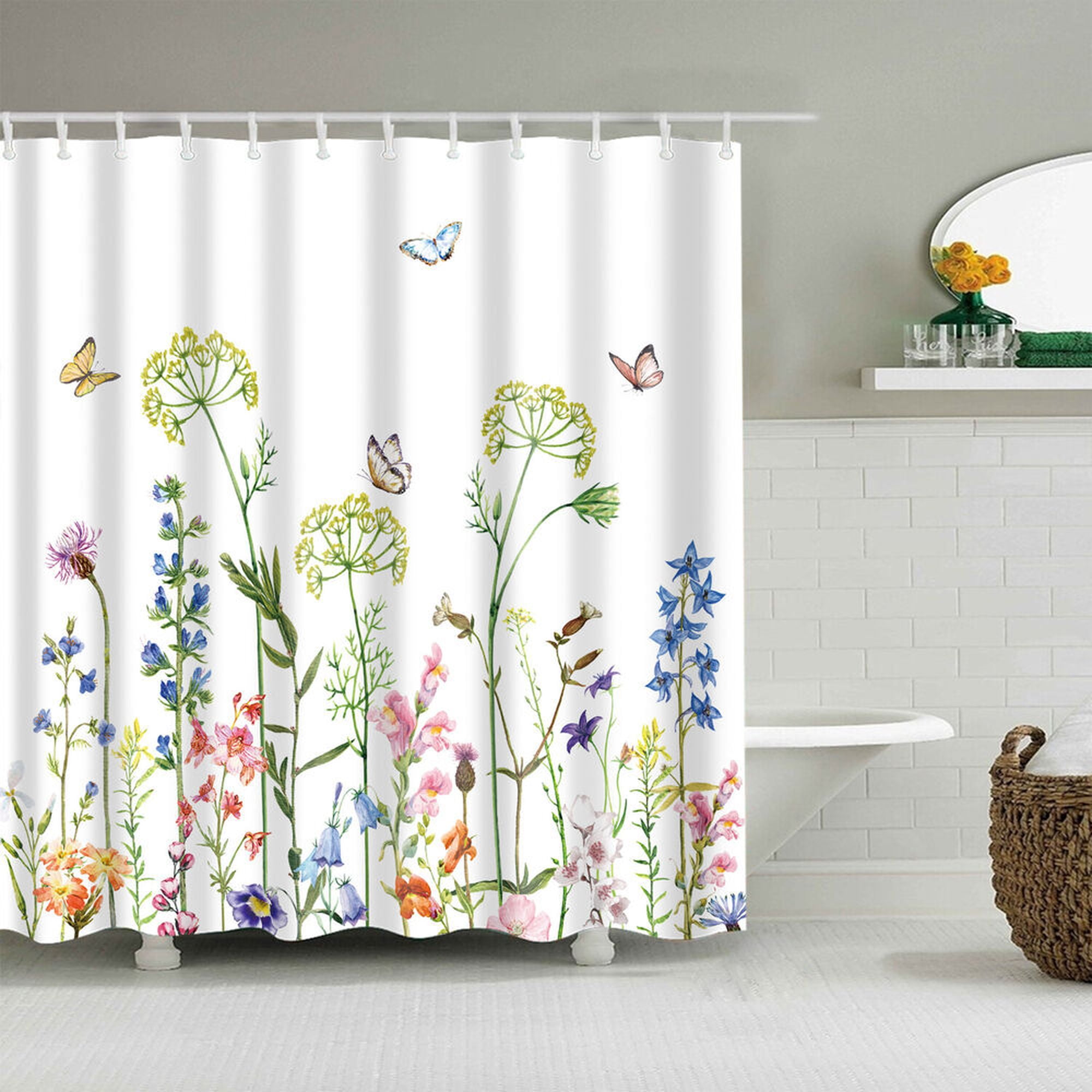 Elevate Your Bathroom Decor With A Chic Floral Shower Curtain Set