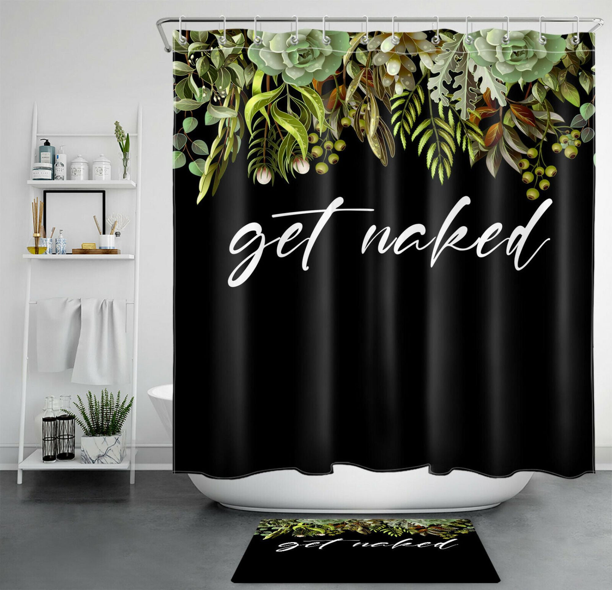 Elevate Your Bathroom Decor With A Trendy Monochrome Cow Print Shower