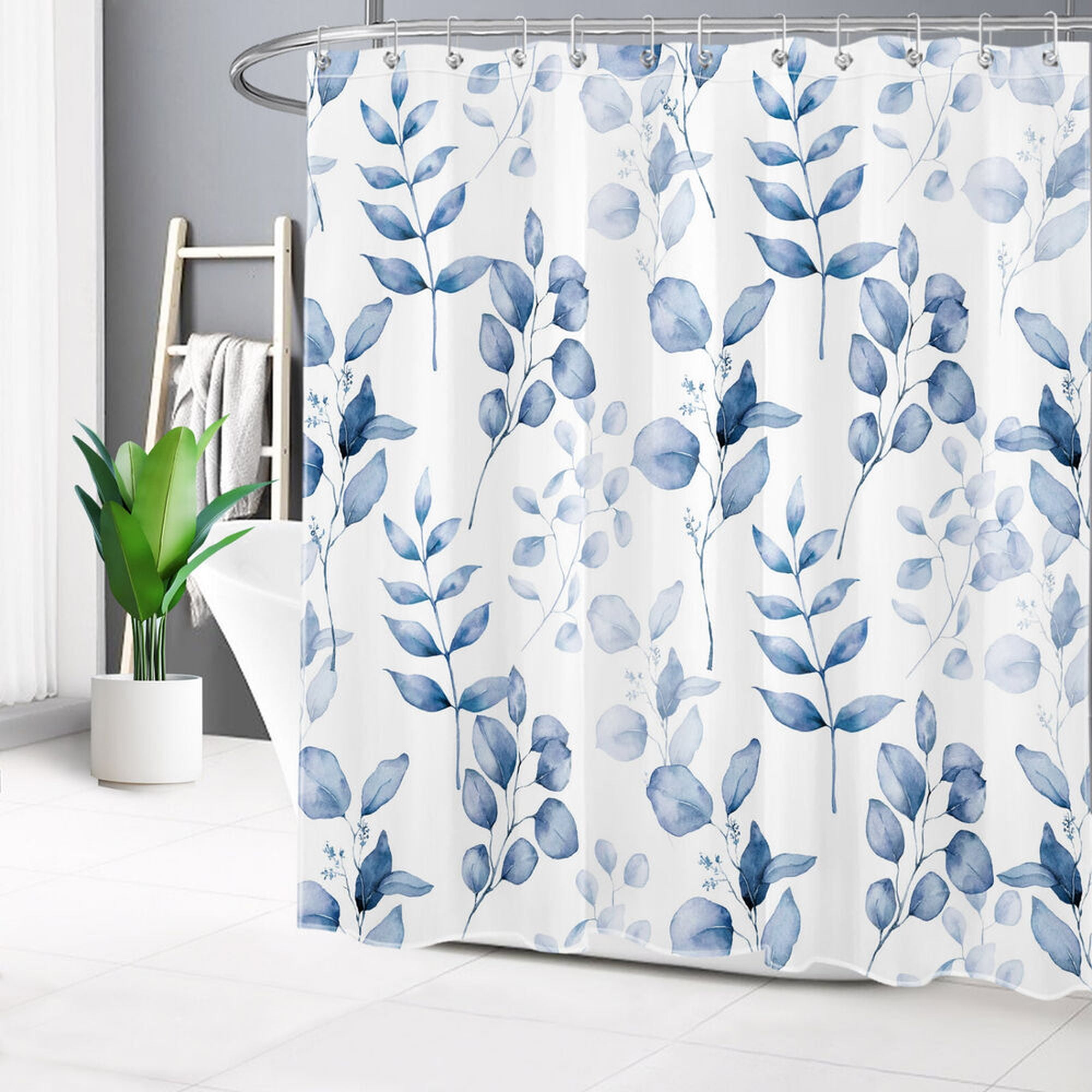 Elevate Your Bathroom With A Rustic Eucalyptus Farmhouse Shower Curtain