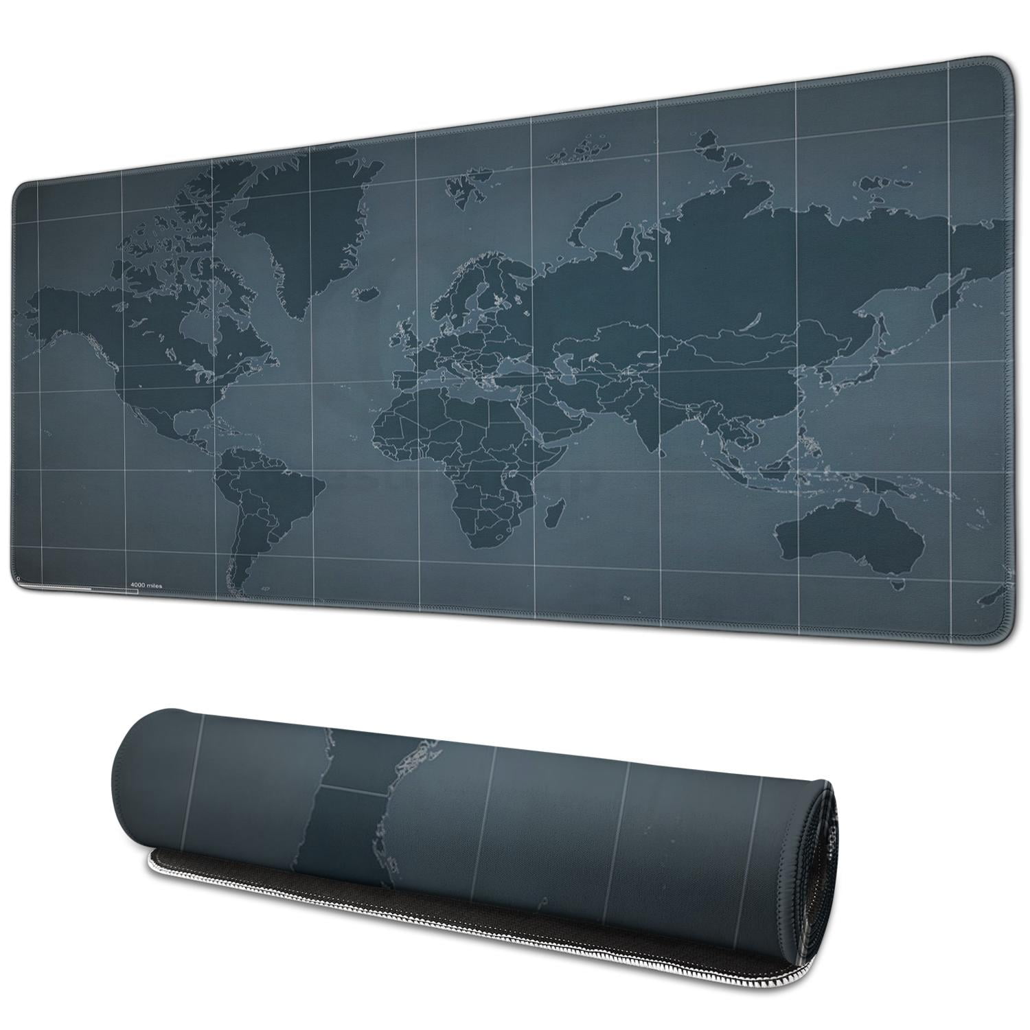 Elevate Your Game: XXL World Map Gaming Mouse Pad - 31.5x11.8 Inch with ...