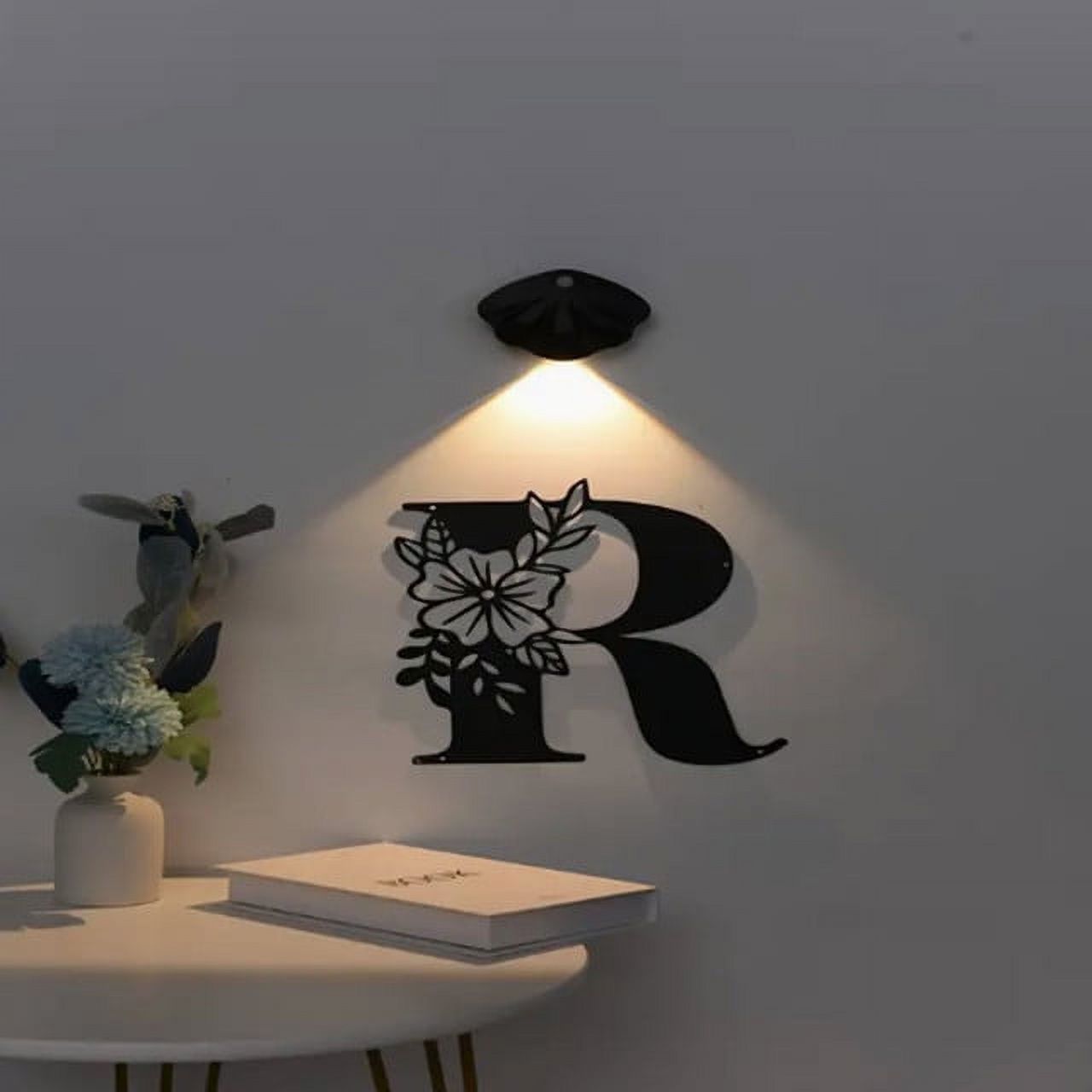 Elevate Your Space with Personalized Charm Classic Initial Metal Sign ...