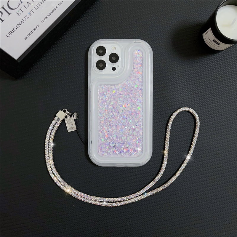 Elevate Your Style: Colorful Rhinestone Cell Phone Lanyard - Long ...