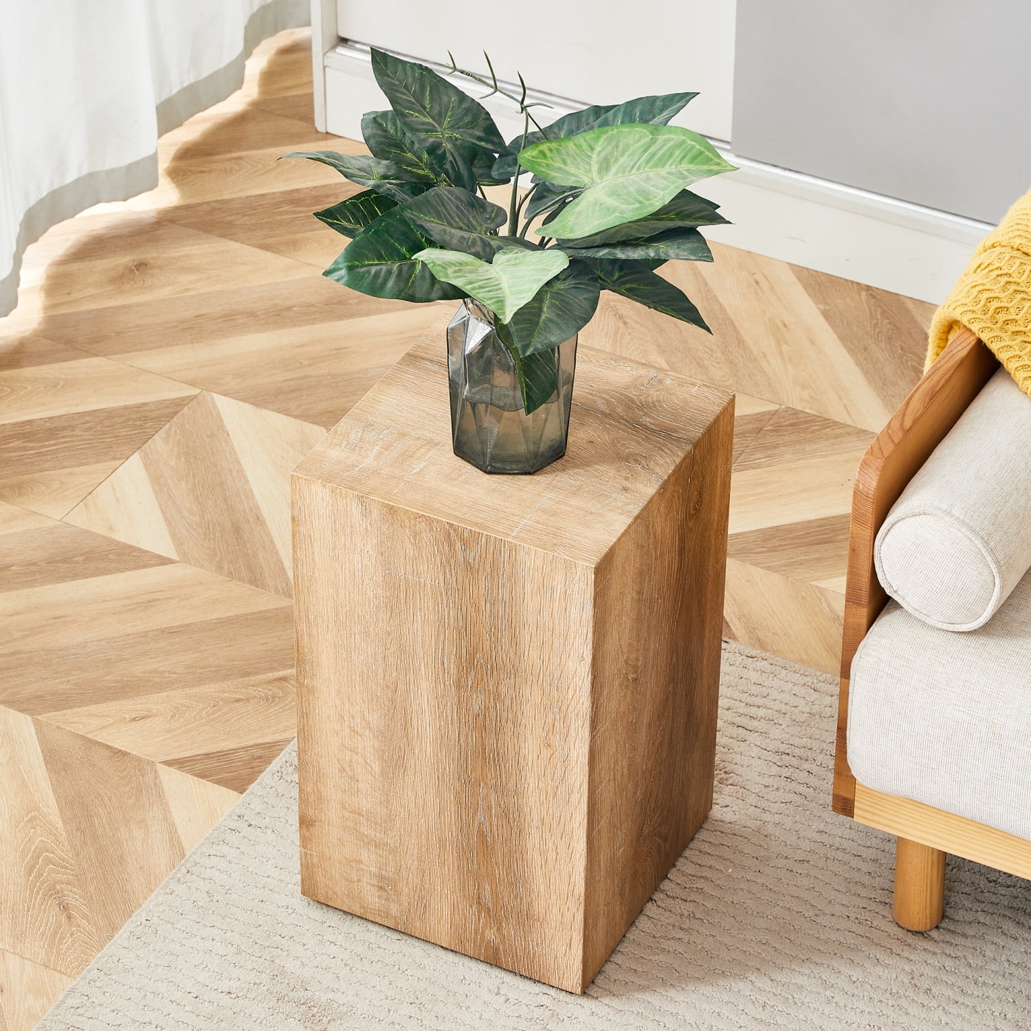 Elevate your living space with this modern MDF coffee table that ...
