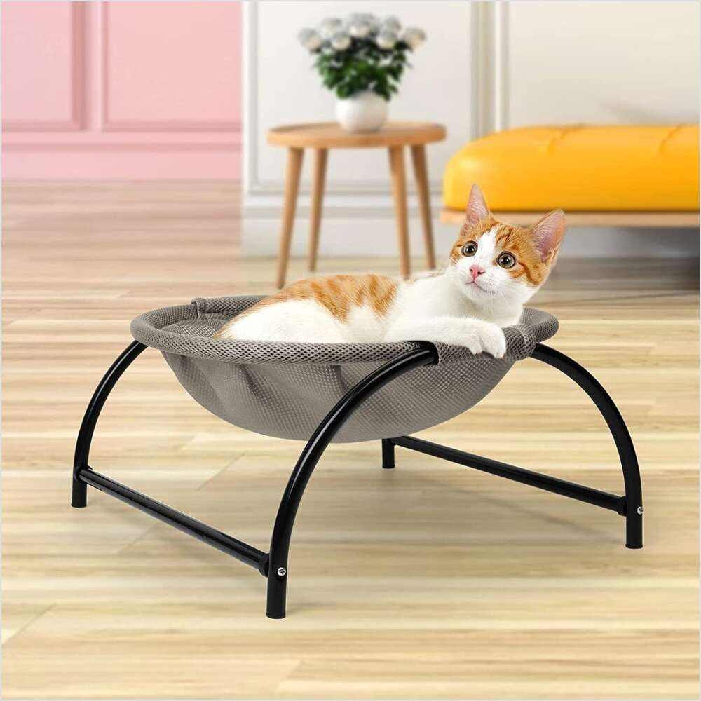 Elevated Cat Bed Dog Bed Pet Hammock Cott Bed Cat Sleeping Bed Indoor ...