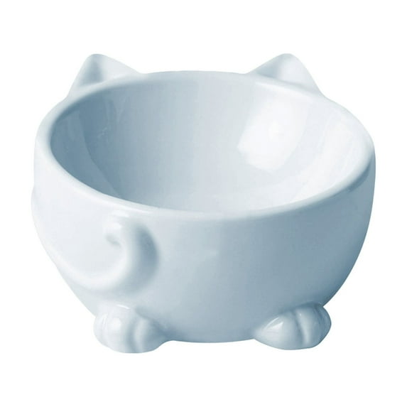Elevated Cat/Dog Bowls: Ceramic Raised Cat Food & Water Bowl Set for ...