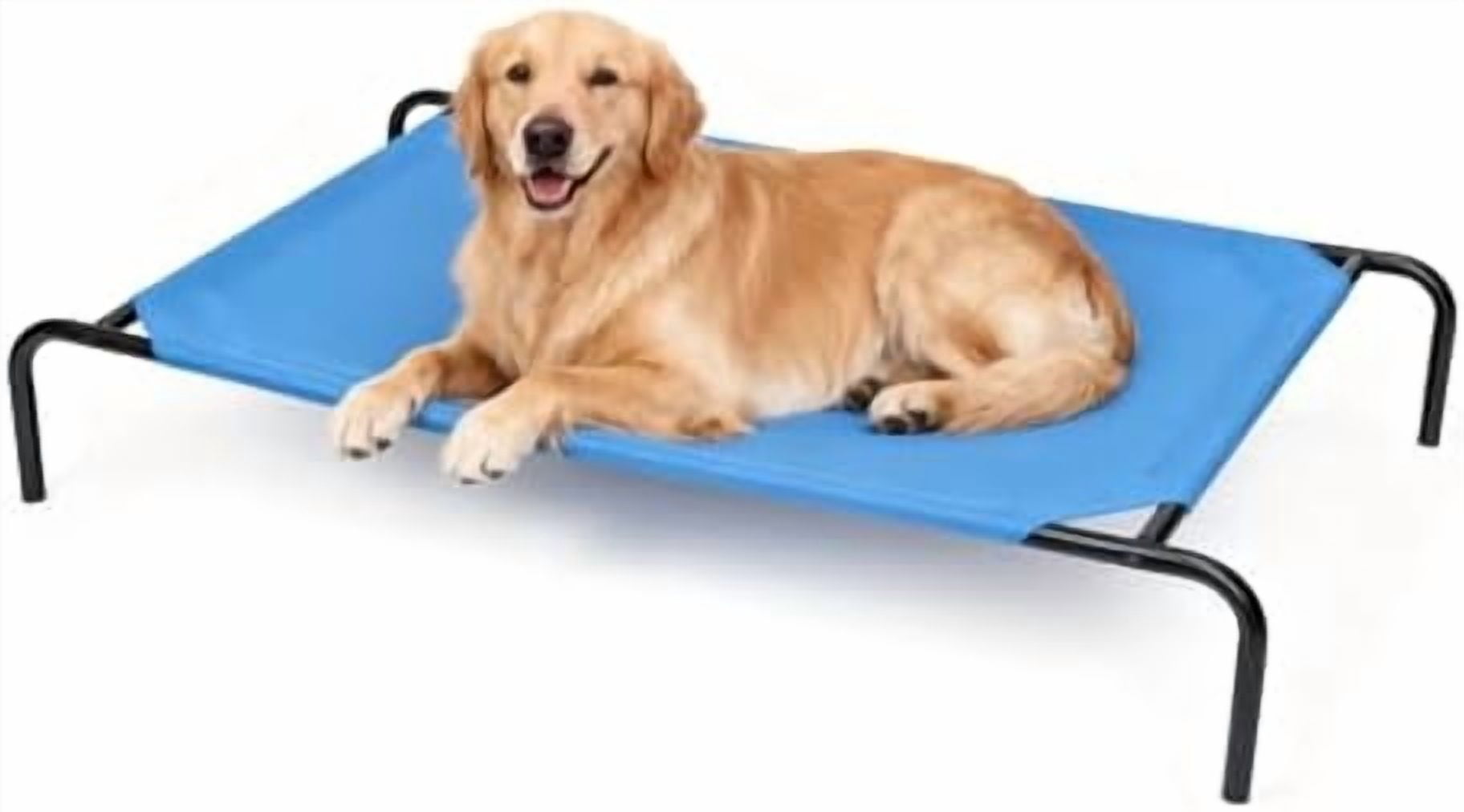 Elevated Dog Bed for Large Dogs,Raised Dog Cots,Indoor & Outdoor ...