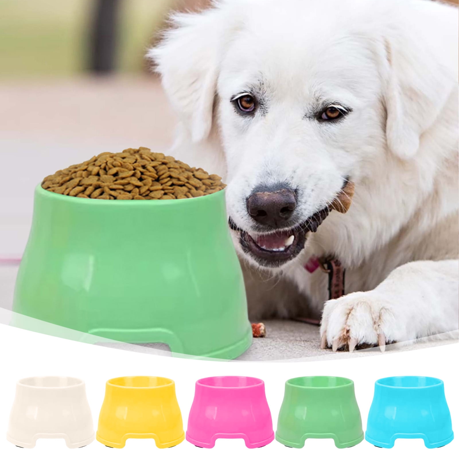 Elevated Dog Bowls PP Long Ear Dog Bowl High Capacity Water Container ...