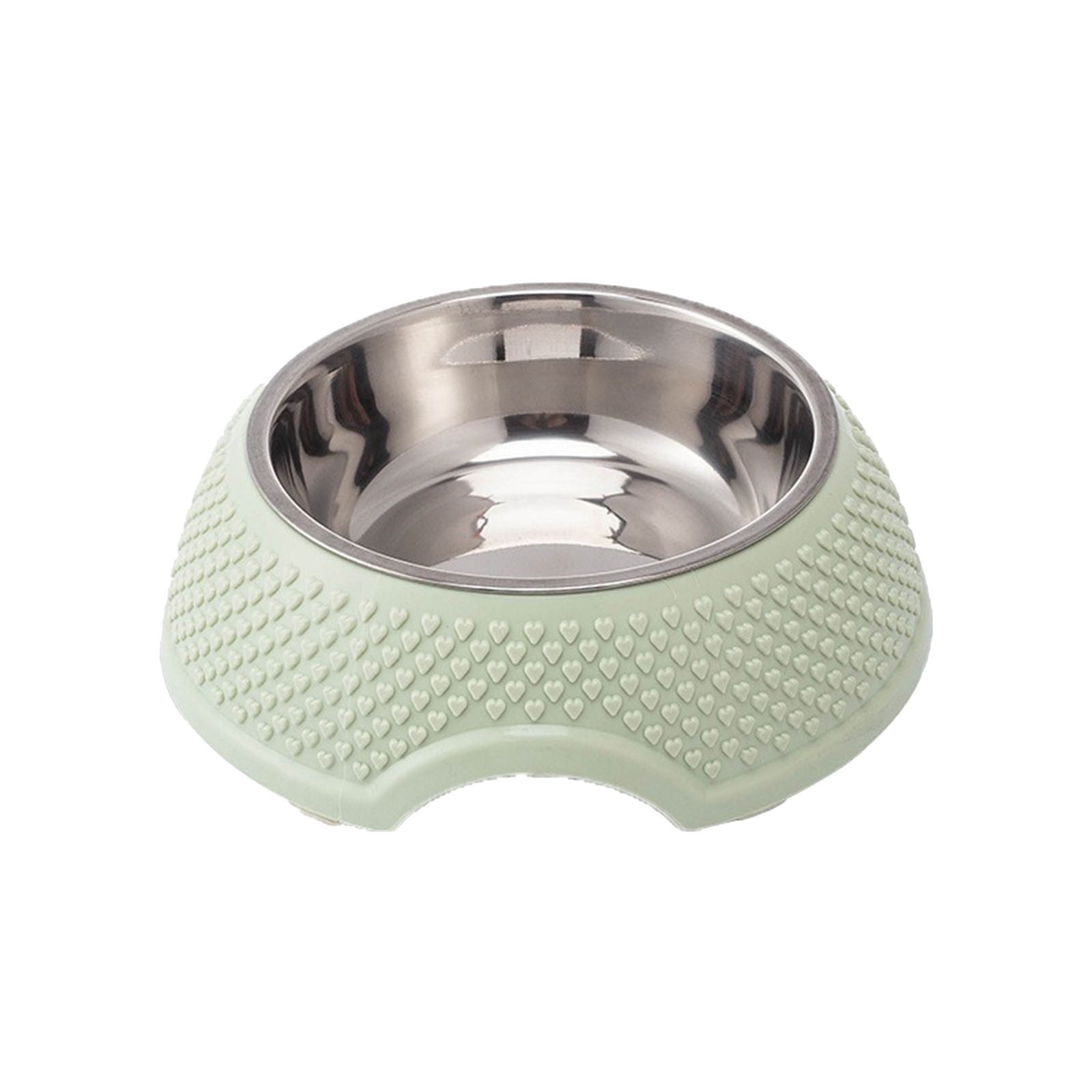 Elevated Dog Cat Bowls Stainless Steel Whisker Friendly Feeder Shallow ...