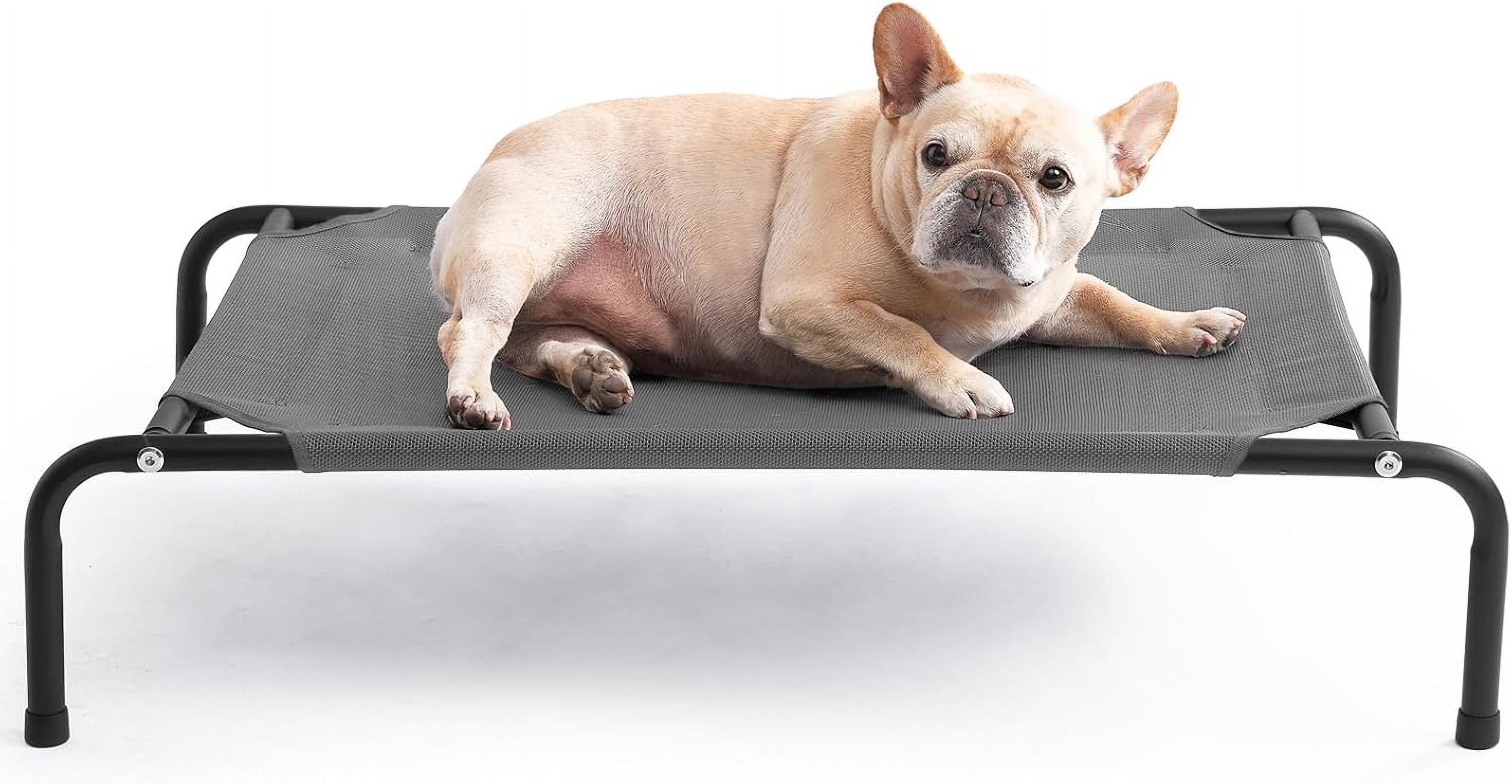 Elevated Dog Cot Bed Medium Size Dog, Raised Outdoor Dog Hammock ...