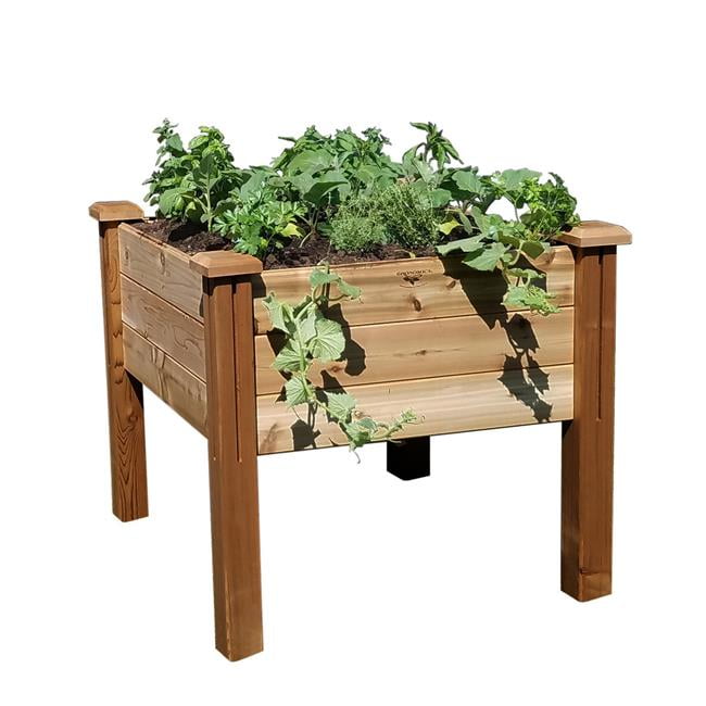 Elevated Flowerpot Vegetable Bed Garden Box Bed Gardening Vertical ...