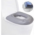 Elevated Inflatable Toilet Seat Riser, Adjustable Height Commode Lift ...