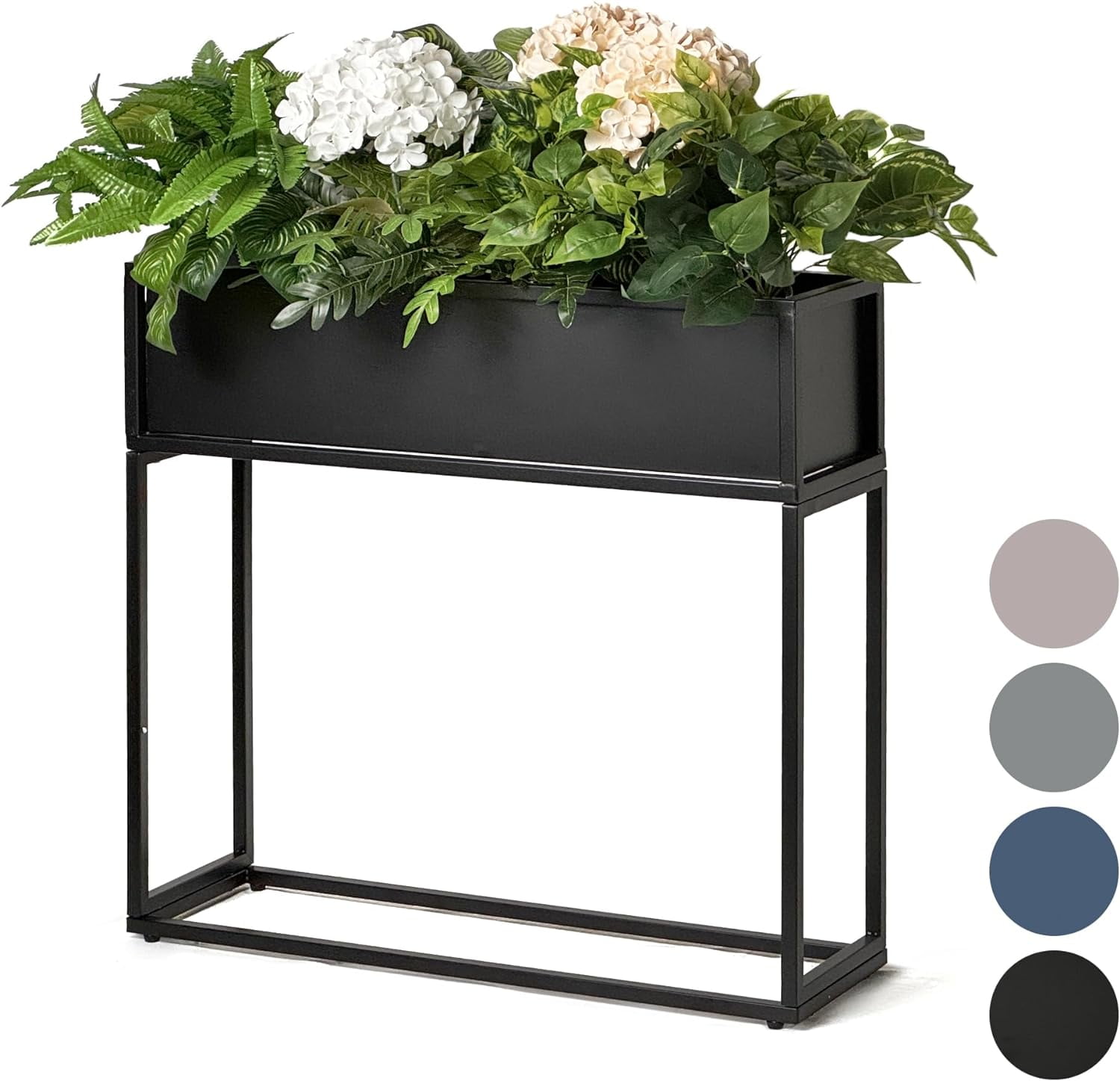 Elevated Outdoor Planter Box - 28 Inch Durable Raised Bed For Herbs ...