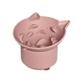 Elevated & Pet Bowls Silicone Tilt Design Pet Feeder Container Heat Cat ...