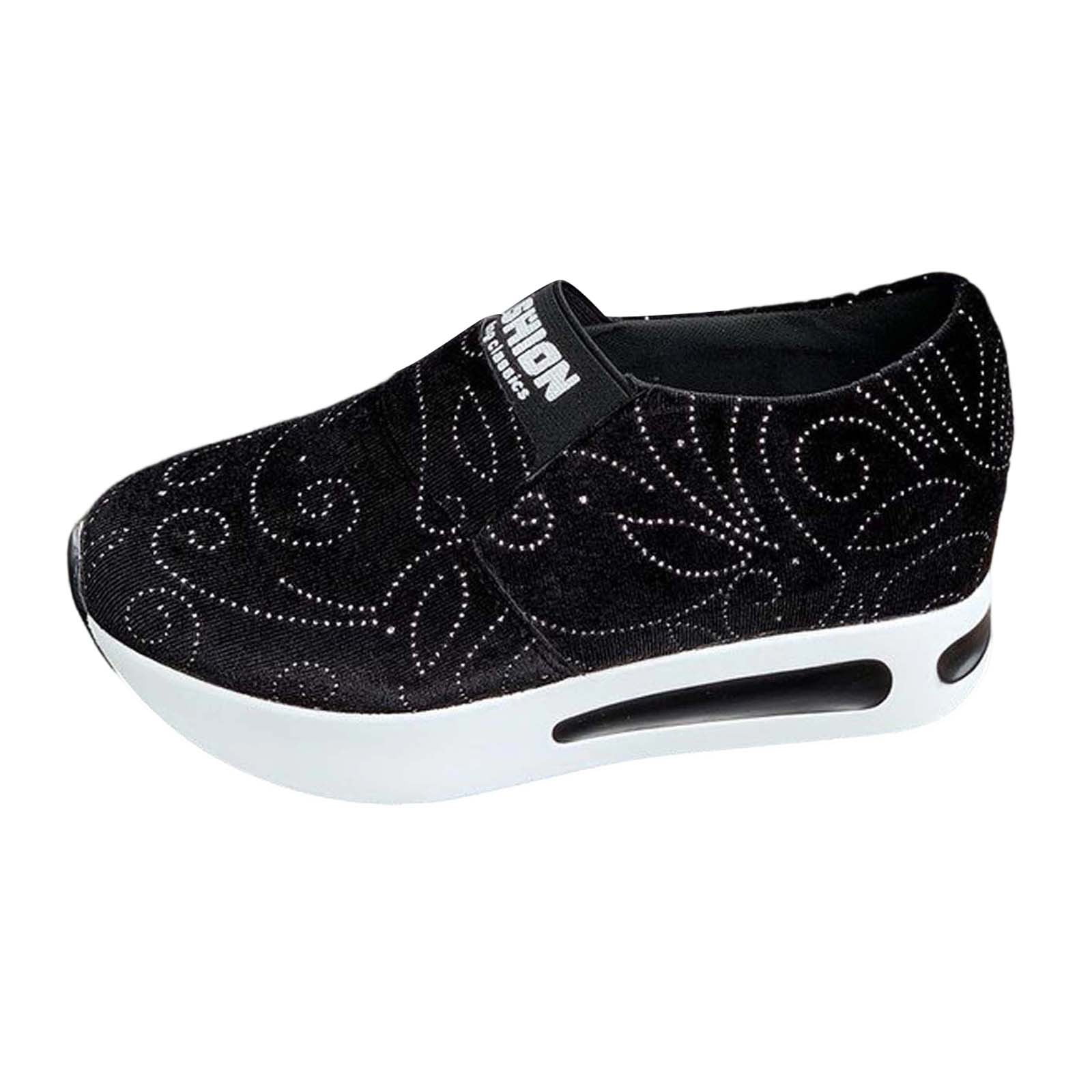 Elevated Platform On Casual Shoes For Women Comfortable Daily Walking ...