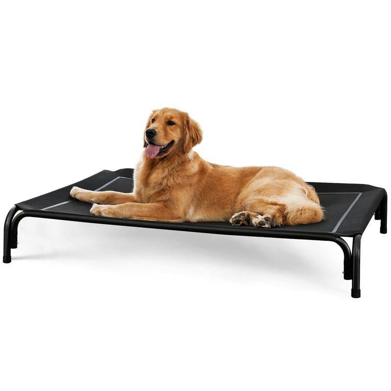 Elevated Raised Cooling Cots Bed for Large Dogs, Portable Indoor ...