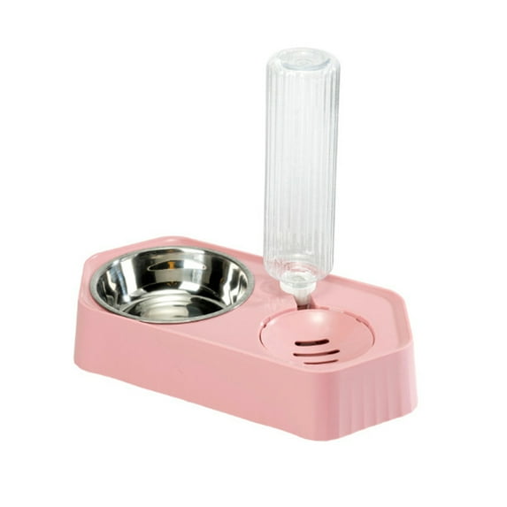 Elevated for Bowl Raised Bowls Dish Set with No-Spill Water Dispenser ...