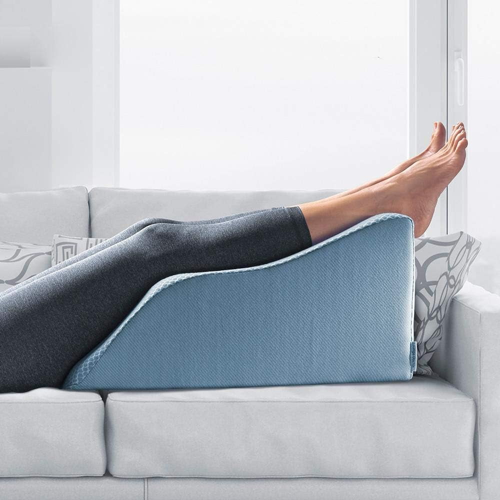 Elevating Leg Rest Wedge Pillow Light Blue Tall - Walmart.com