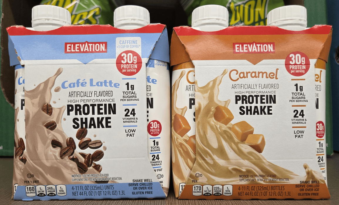 Elevation Drink Mix Milk Shake Café Latte & Caramel 44fl oz 1.3 litter (2 Packs) - Walmart.com