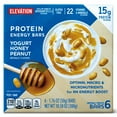 Elevation Gluten Free Yogurt Honey Peanut Protein Energy Bars, 6 count ...