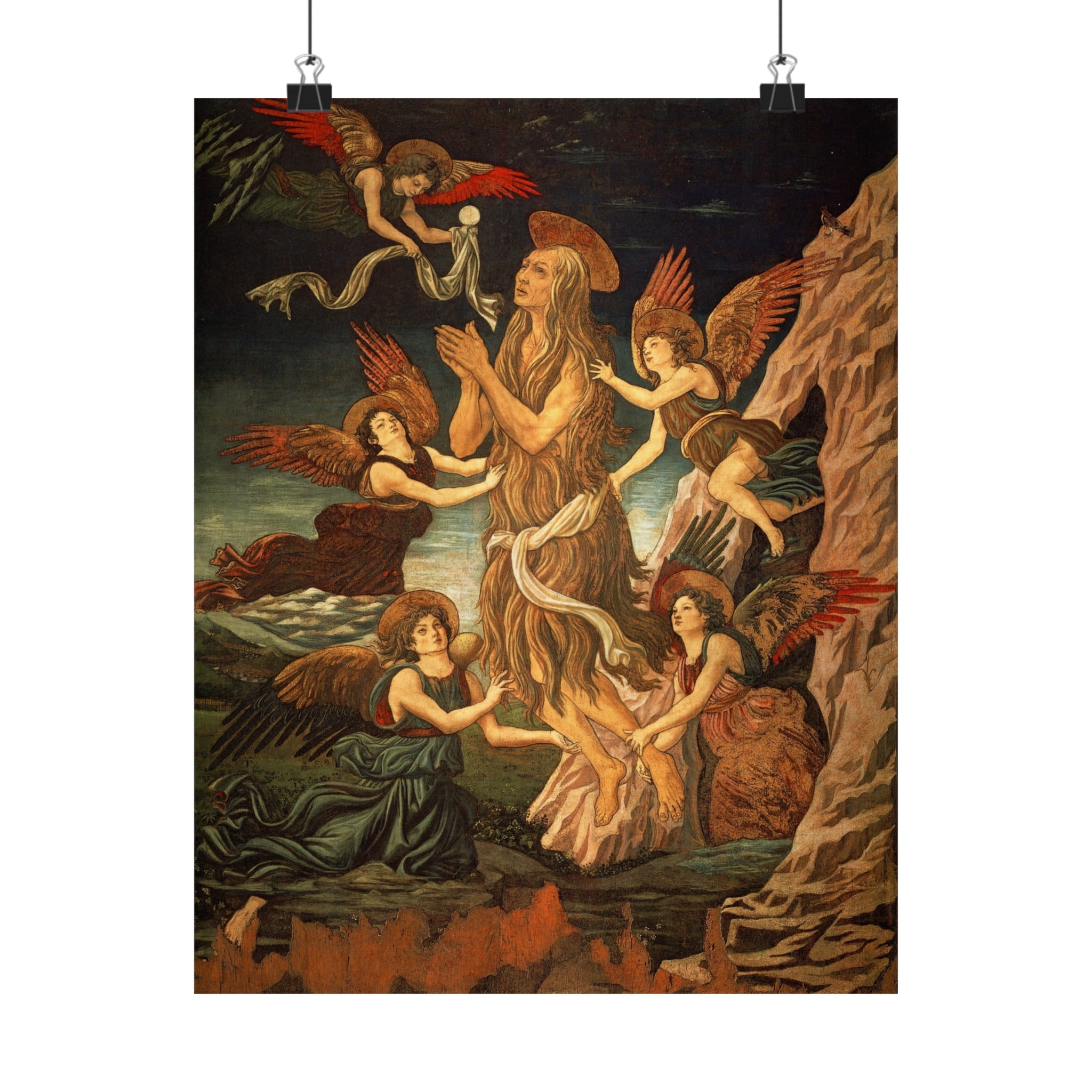 Elevation of the Magdalen Mystic Communion Antonio del Pollaiuolo ...