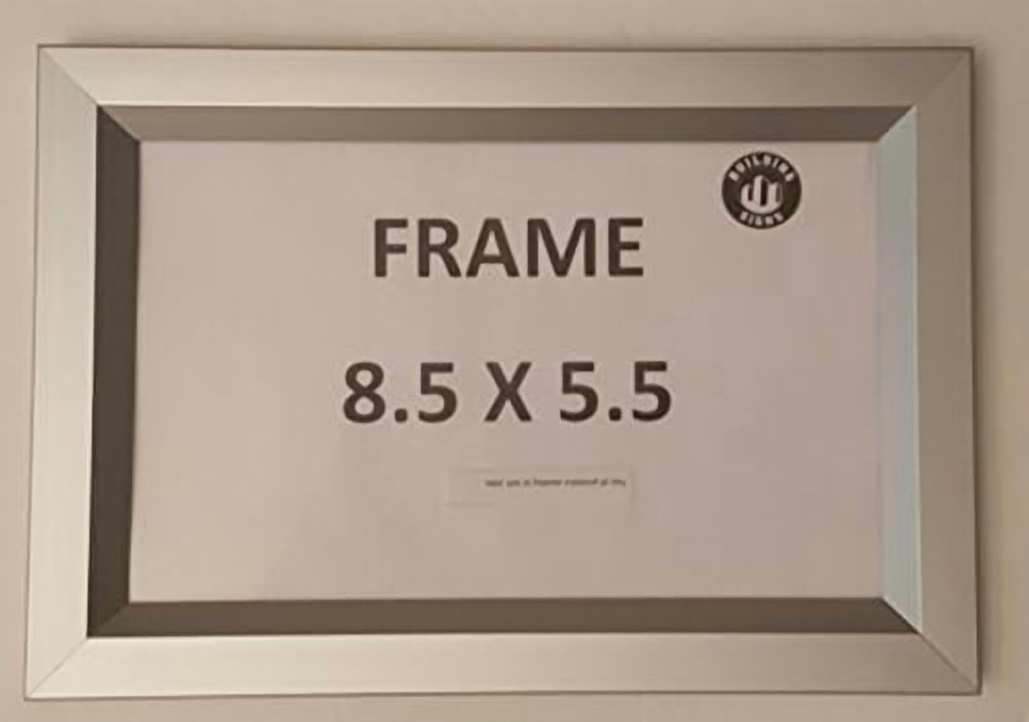 Elevator Certificate Frame (Inside Dimensions 8.5 X 5.5, Heavy Duty ...