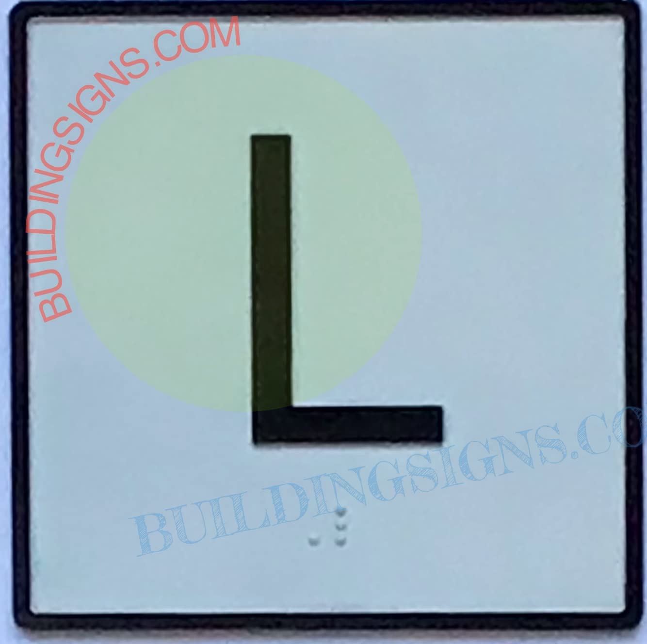 Elevator Floor Number L Sign- Elevator JAMB Plate Floor Lobby Sign ...