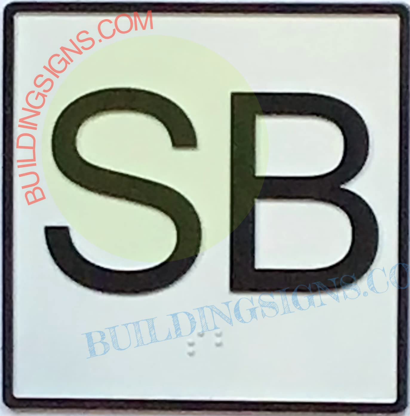 Elevator Floor Number SB Sign- Elevator JAMB Plate Floor SUB Basement ...