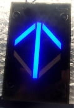 Elevator Lantern Arrow 3 inch , SA130-VZXSB ,SNAP IN ,JAMB MOUNTABLE , LED color :BLUE-BLUE ...