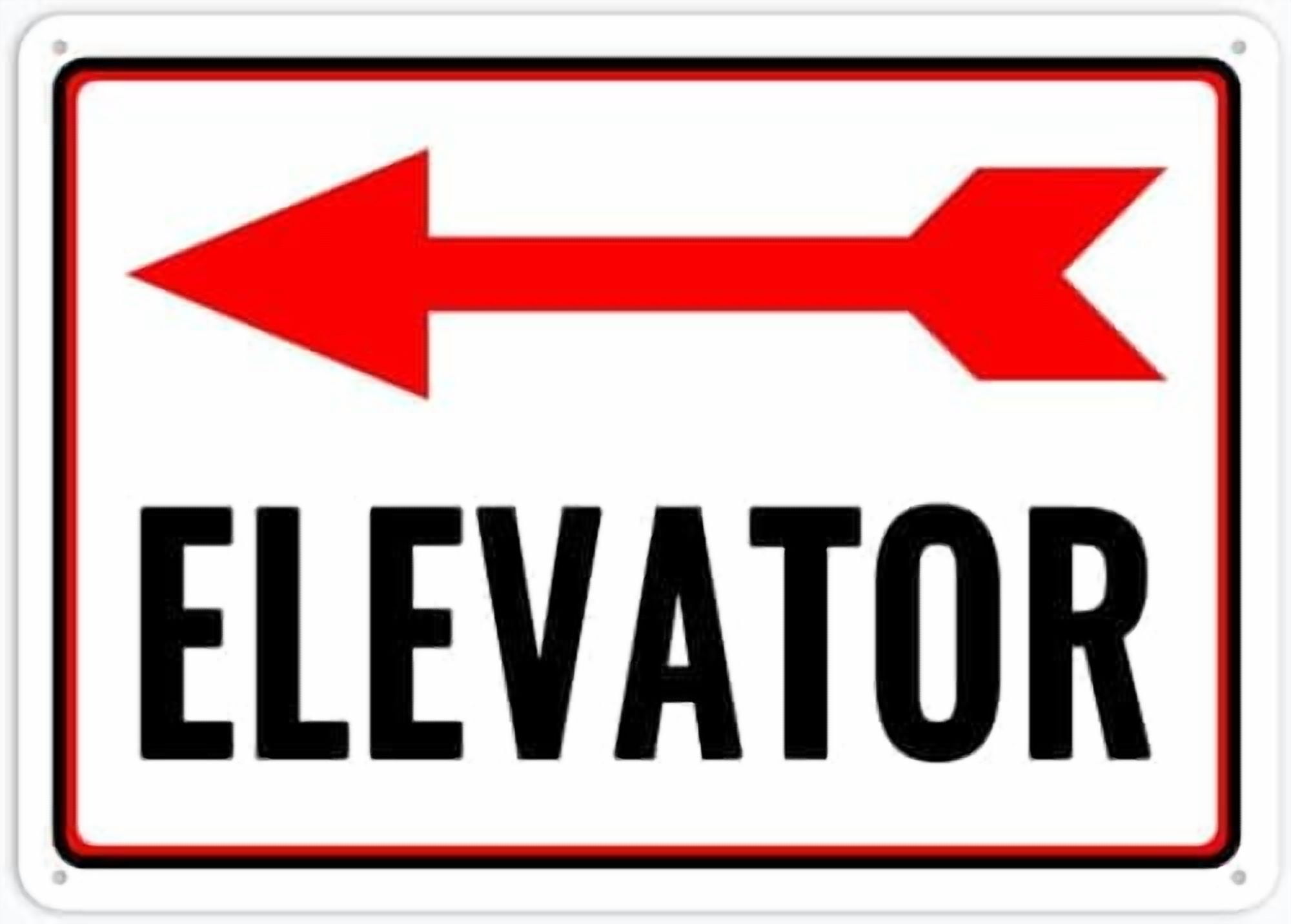 Elevator Left Arrow Above Outdoor Street & Home Bar Club Kitchen ...