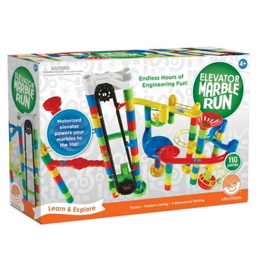 National Geographic 75-Piece Motorized Marble Run Kit for Child 8 Years ...