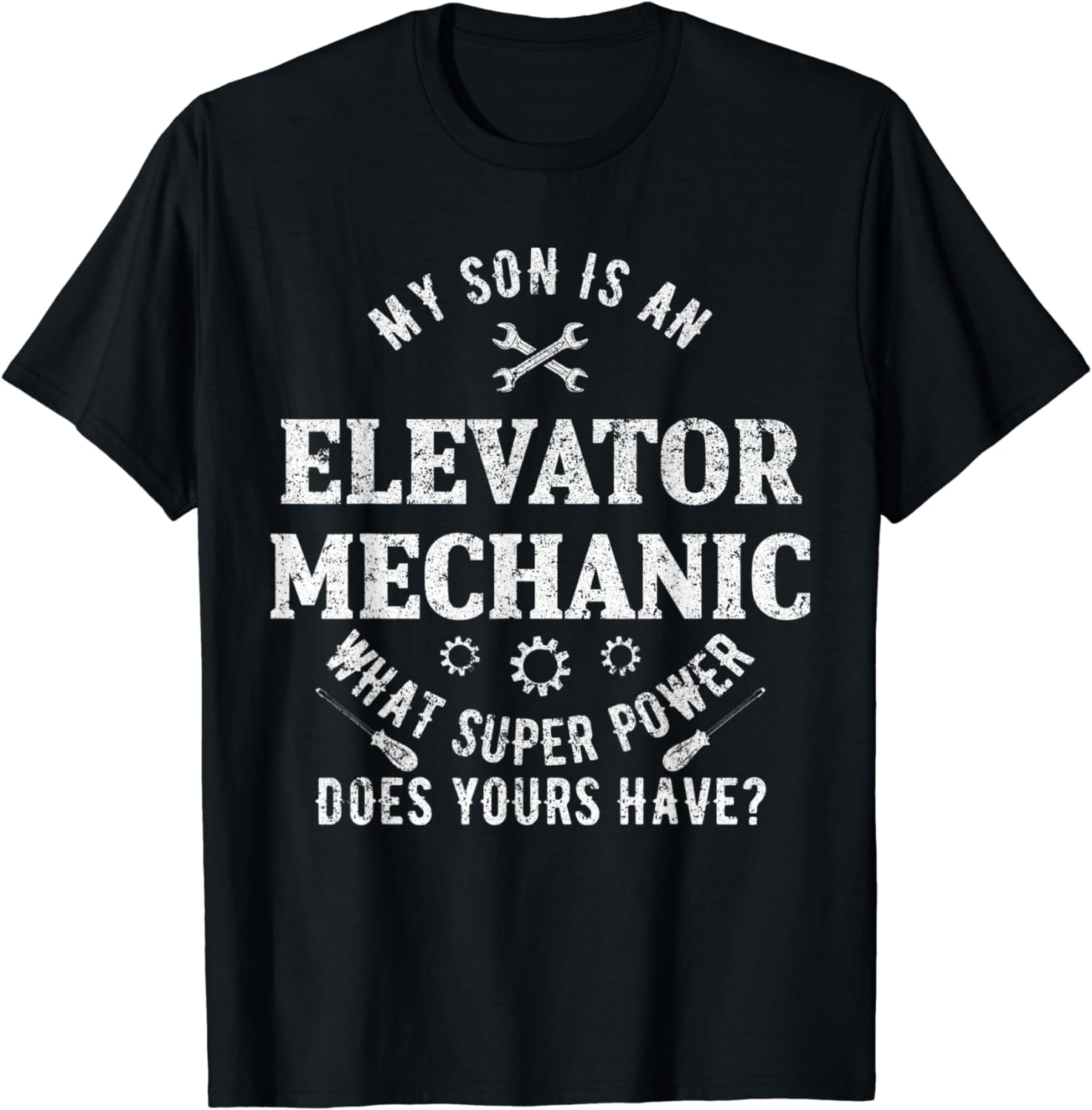 Elevator Mechanic Maintenance Son Power Technician T-Shirt - Walmart.com