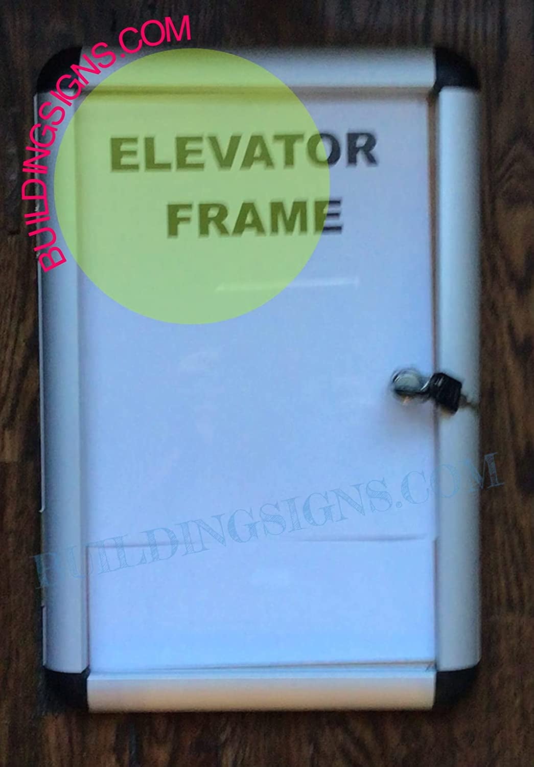 Elevator Notice Frame 8.5x14 (Lockable with Key !!!Commercial use) (ref ...