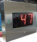 Elevator Otis position indicator MH222-RRR (Red 2.2" Displays + Red 2.5" Arrow) + Surface Mount ...