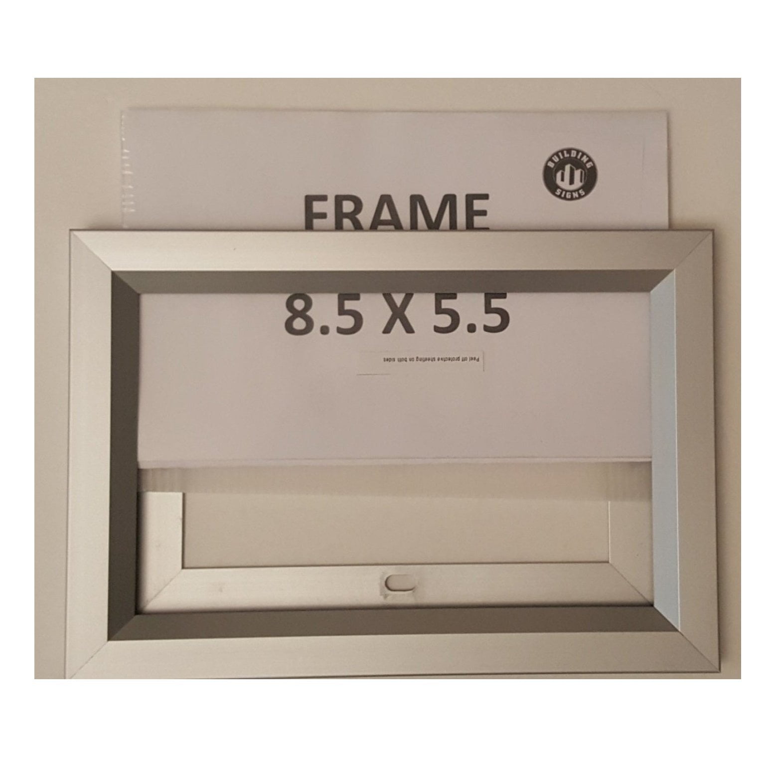 Elevator Permit Frame 8.5 x 5.5 (Heavy Duty - Aluminum) - Walmart.com