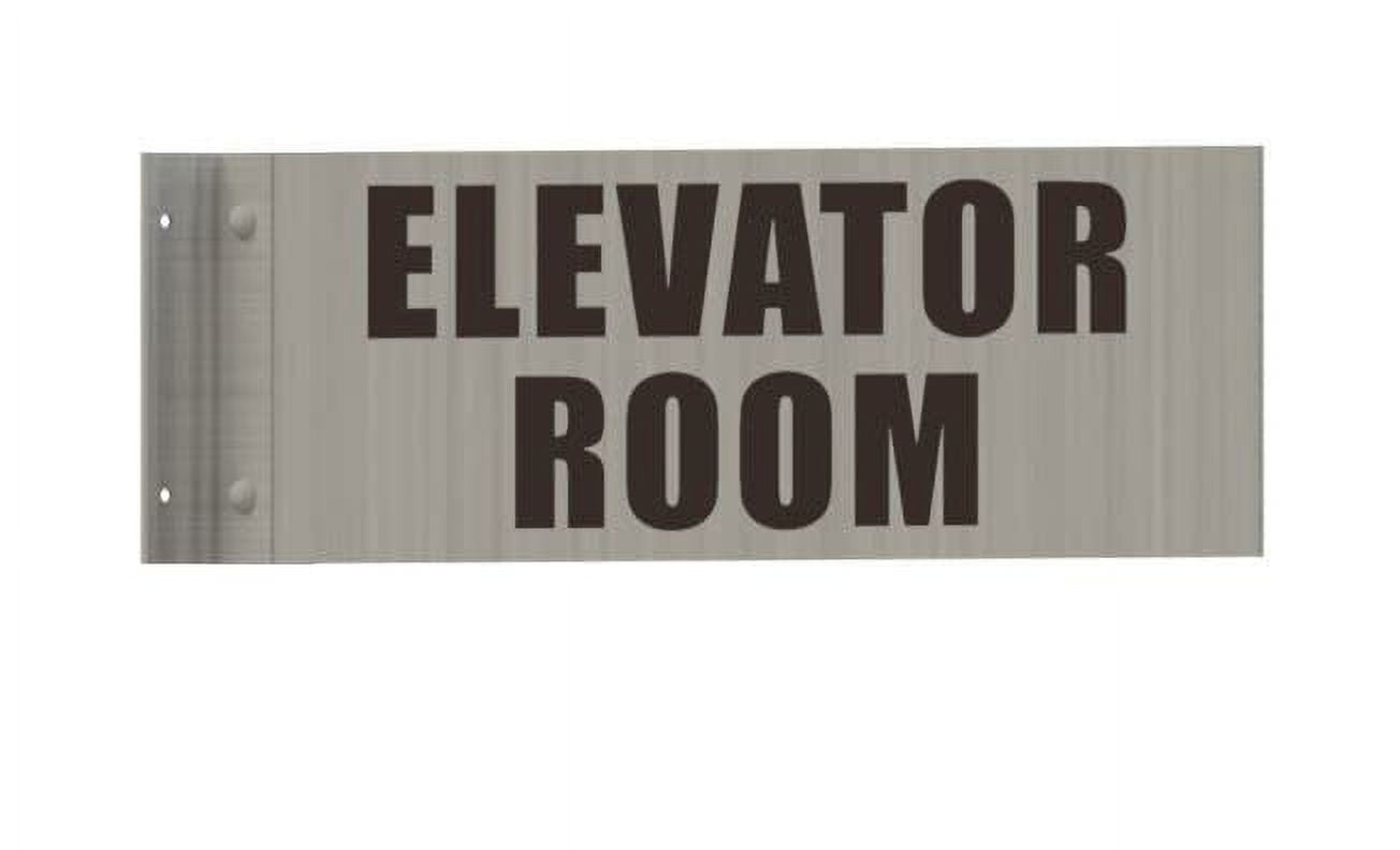Elevator Room Sign-Two-Sided/Double Sided Projecting, Corridor and ...