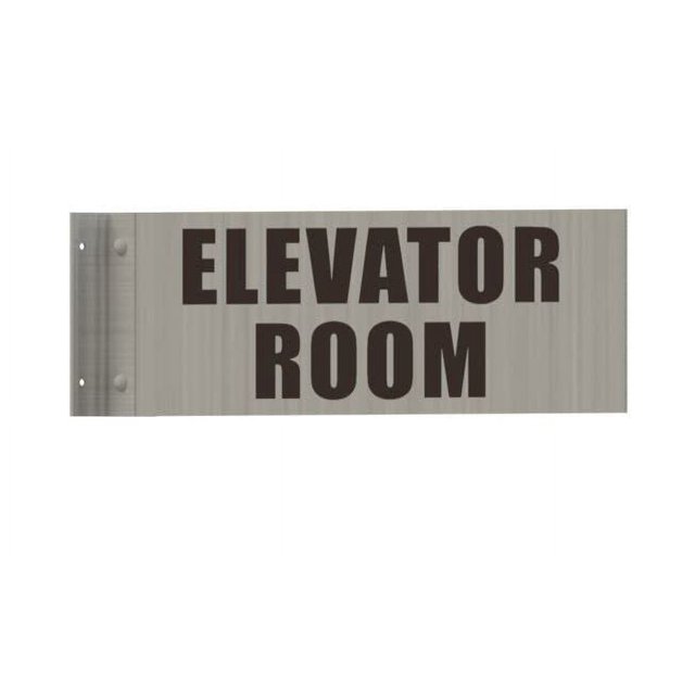 Elevator Room Sign-Two-Sided/Double Sided Projecting, Corridor and ...