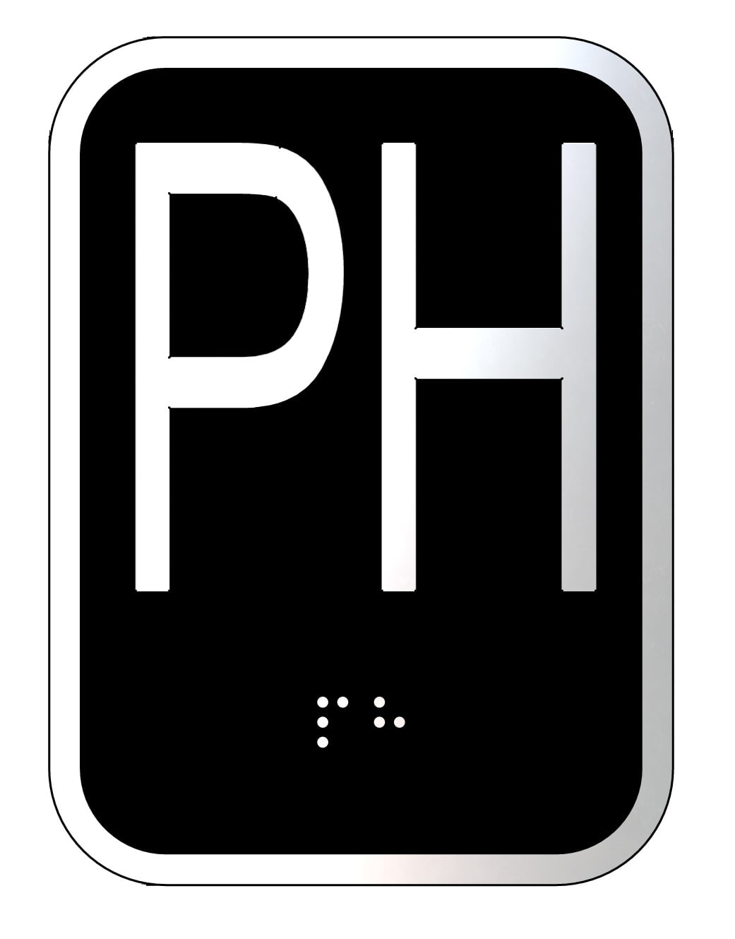 Elevator floor number PH sign- Elevator Jamb Plate PH ( 3x4, cast Iron ...
