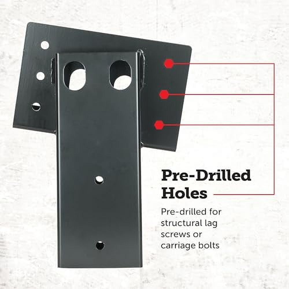 Elevators 4x4 Elevator Brackets, Double Angled Construction-Grade Steel ...