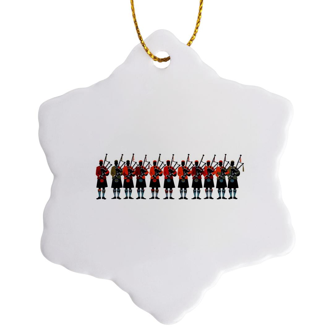 3drose, Eleven Pipers the Faithful Apostles Cut-out Stencil-style 1, 3 ...