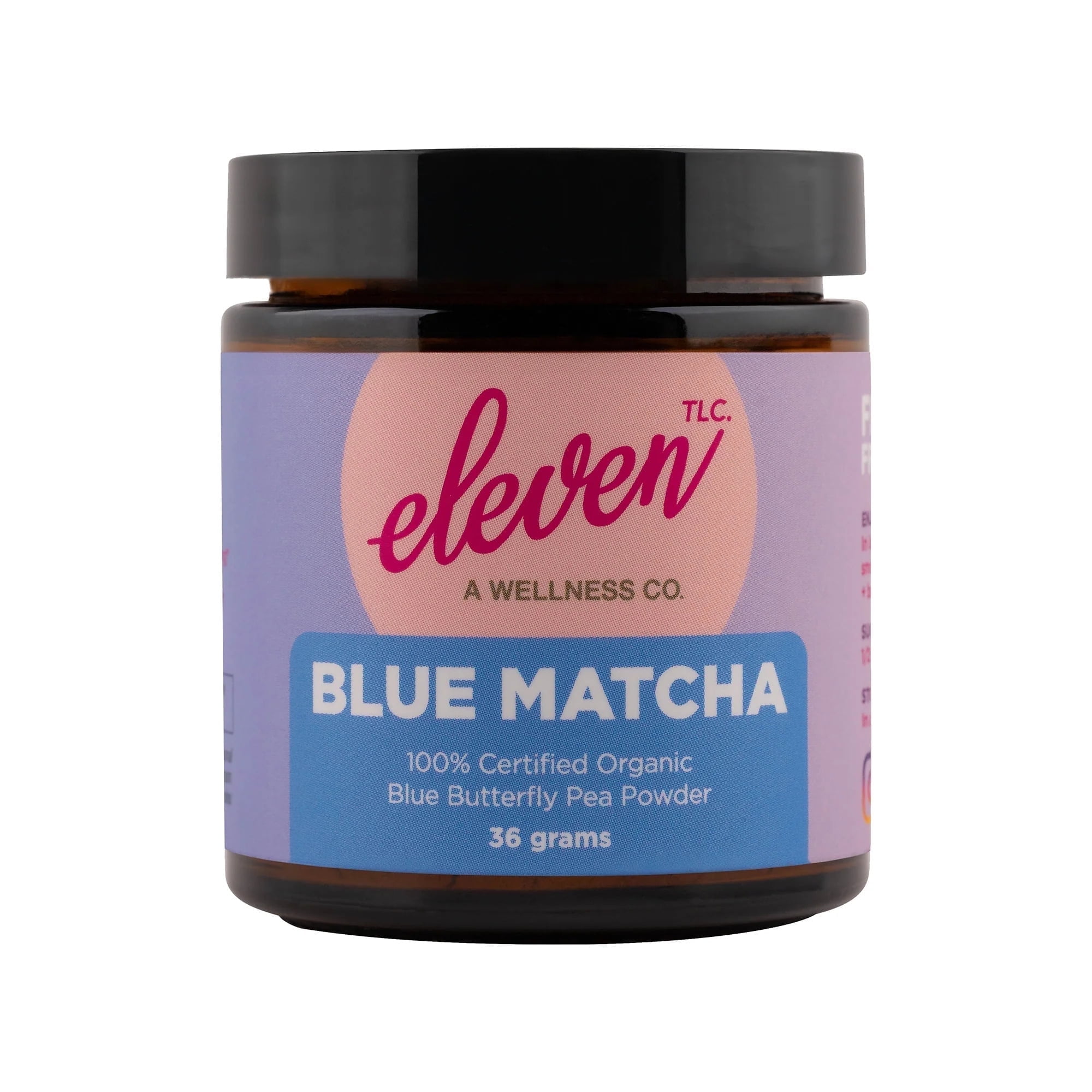 Eleven TLC A Wellness Co. Organic Blue Matcha Powder (Herbal Tea Powder ...