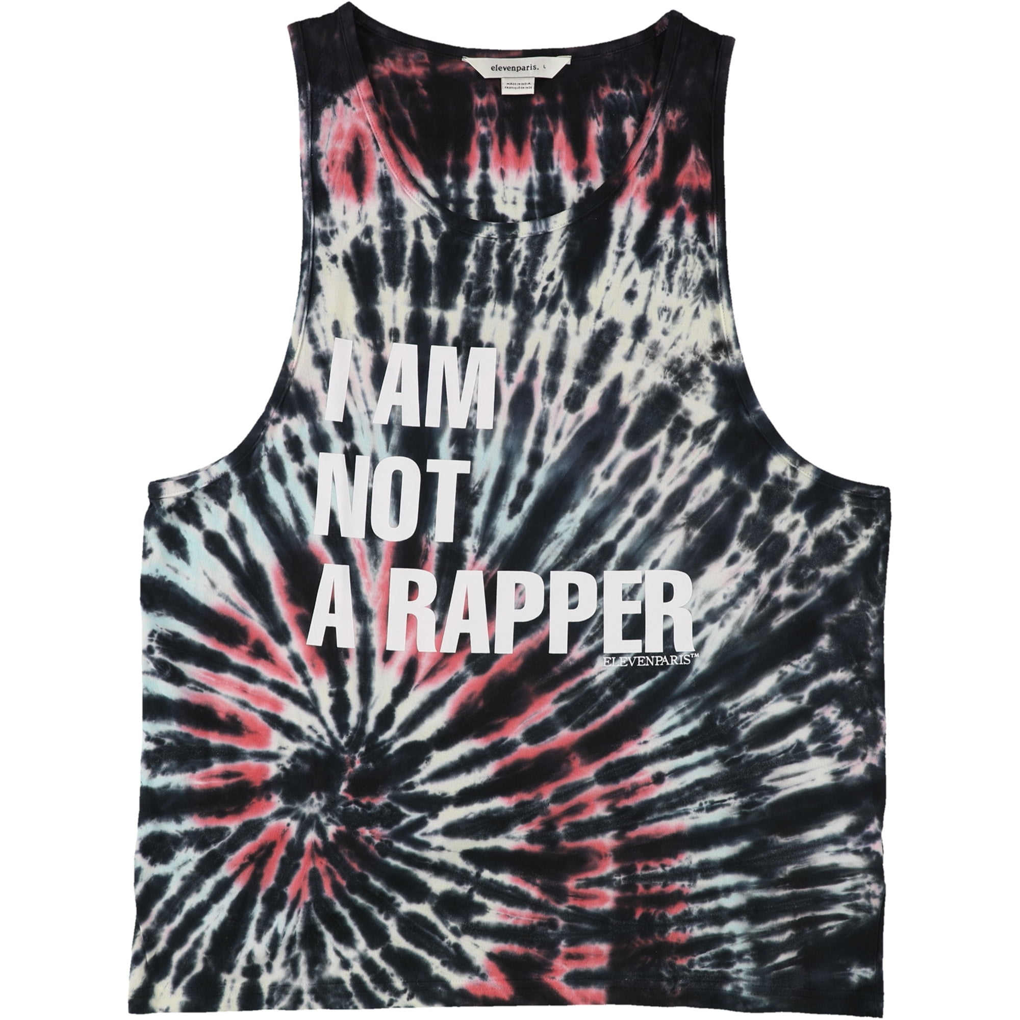 Elevenparis Mens I Am Not A Rapper Tank Top, Black, Large - Walmart.com