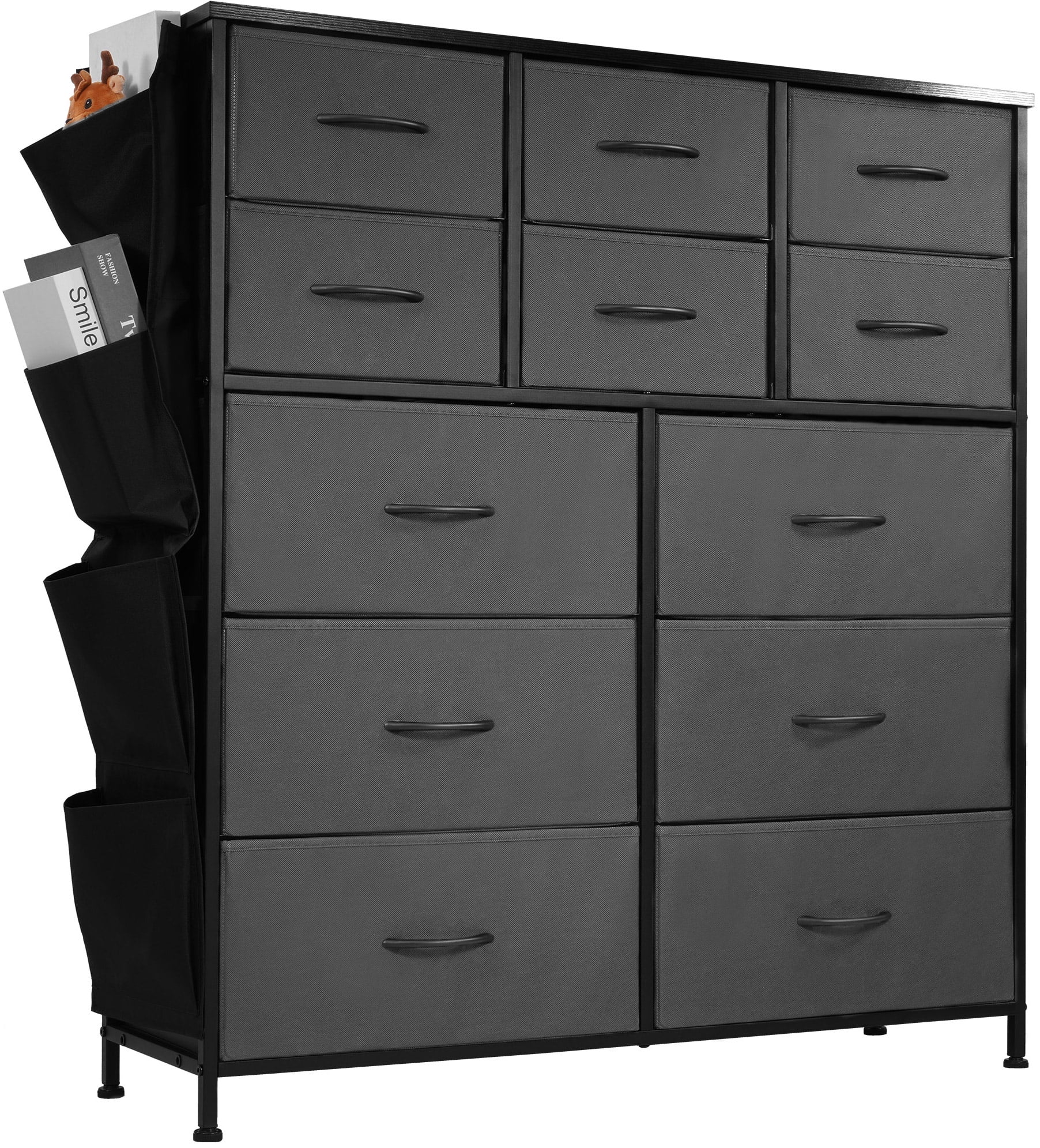 Elevon 12 Drawer Storage Cabinet, Bedroom Storage Tower, Suitable For ...