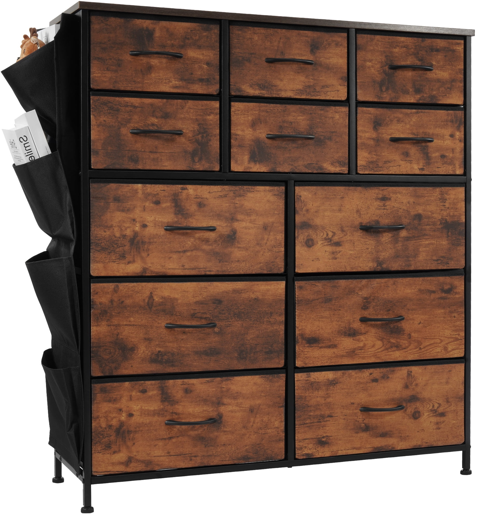 Elevon 12 Drawer Storage Cabinet, Bedroom Storage Tower, Suitable For ...