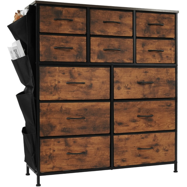 Elevon 12 Drawer Storage Cabinet, Bedroom Storage Tower, Suitable For ...