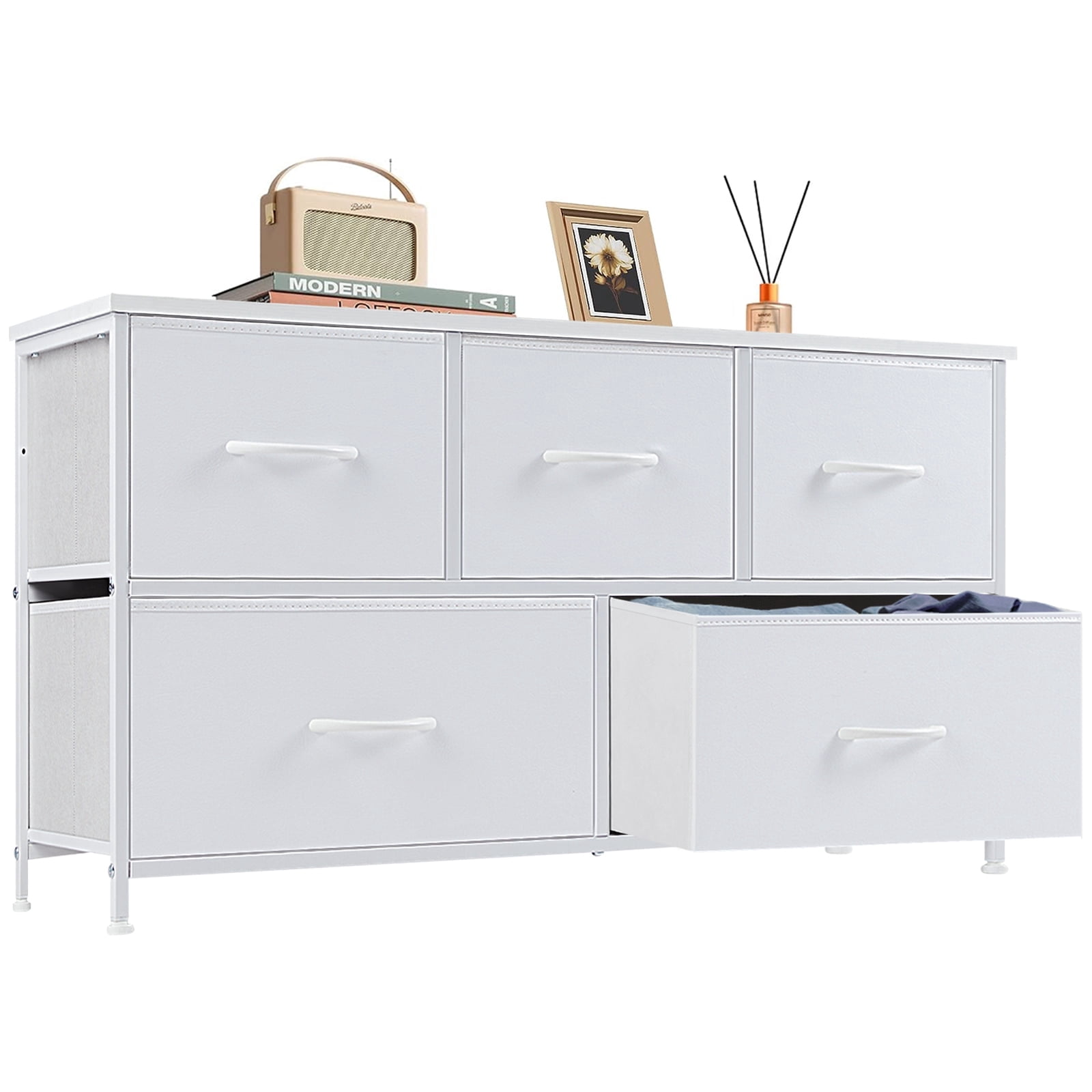 Elevon 5 Drawers Dresser for Bedroom, Kidsroom Furniture, Small Chest ...