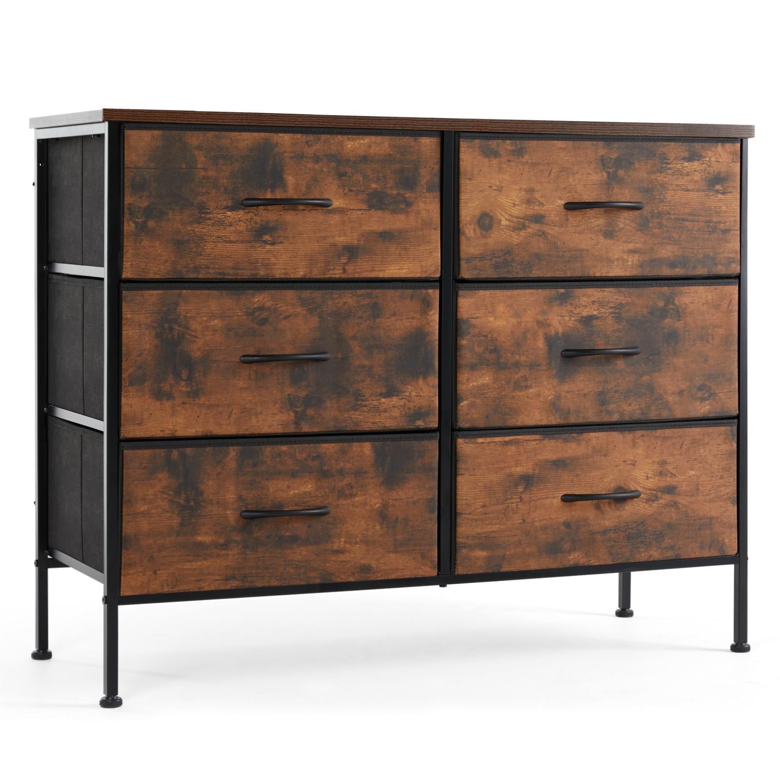 Elevon 6 Drawers Dresser for Bedroom, Kidsroom Furniture, Small Chest ...