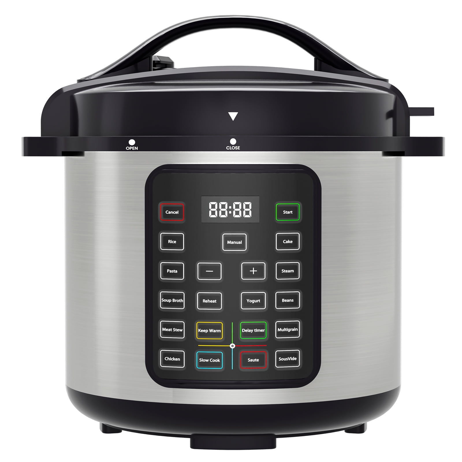 Elevon 8 QT Electric Pressure Canner 16-in-1 Multi Cooker Electric ...