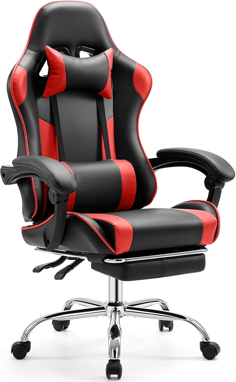 Elevon Ergonomic Video Game Computer Chairs with Footrest & Comfortable ...
